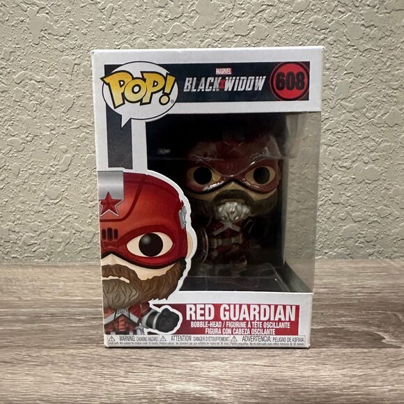 Funko | Toys | Funko Pop Marvel Black Widow Red Guardian Figure 68 ...